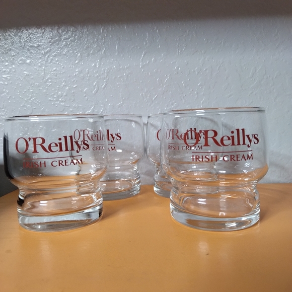 O'Reillys | Dining | Set Of 4 Oreillys Irish Cream Glasses 6 Oz | Poshmark